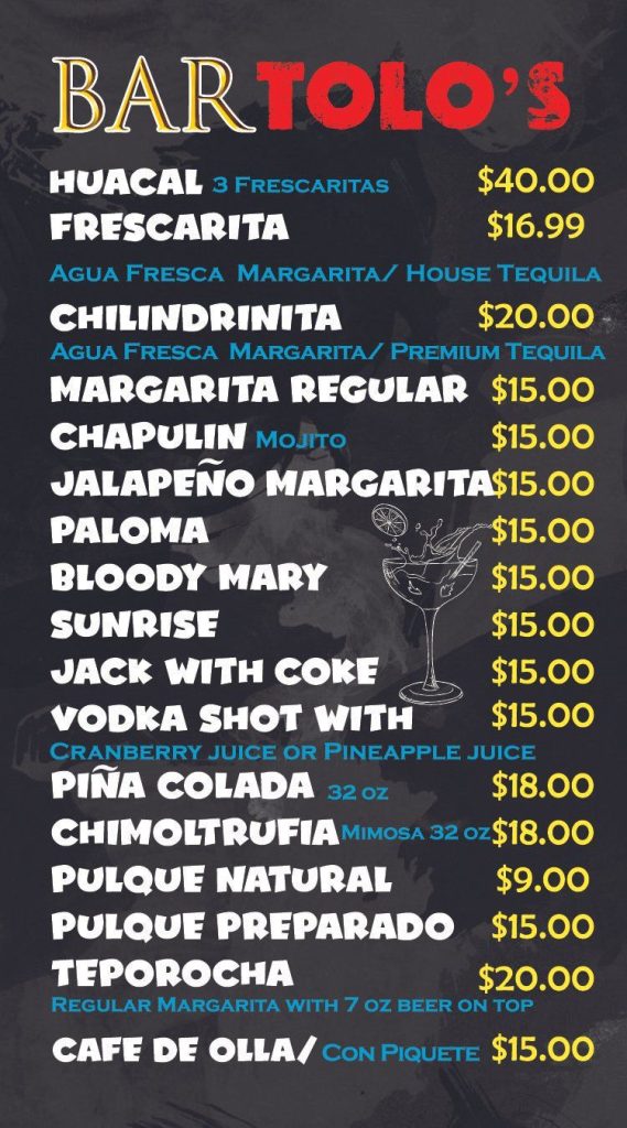 Menu – La Vencindad