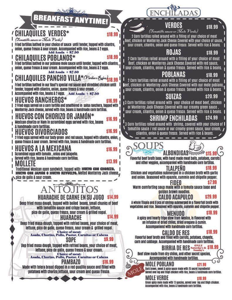 Menu – La Vencindad